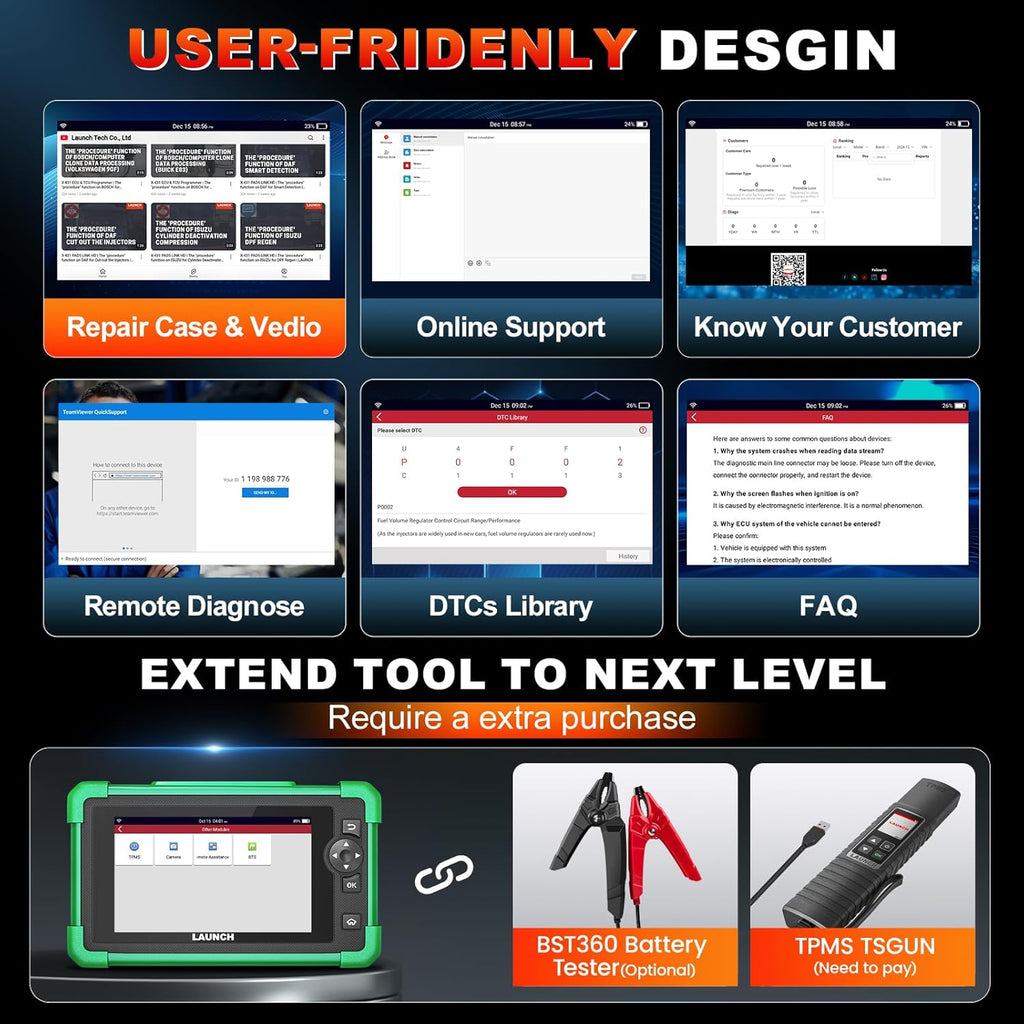 LaunchX431 CRP919 EV Bidirectional Scan Tool for Electric Vehicles New ...
